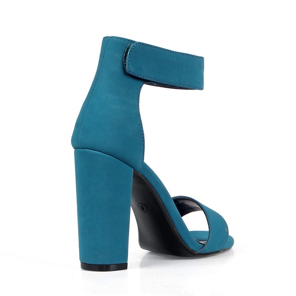 Shoes | Teal Block Heels | Poshmark